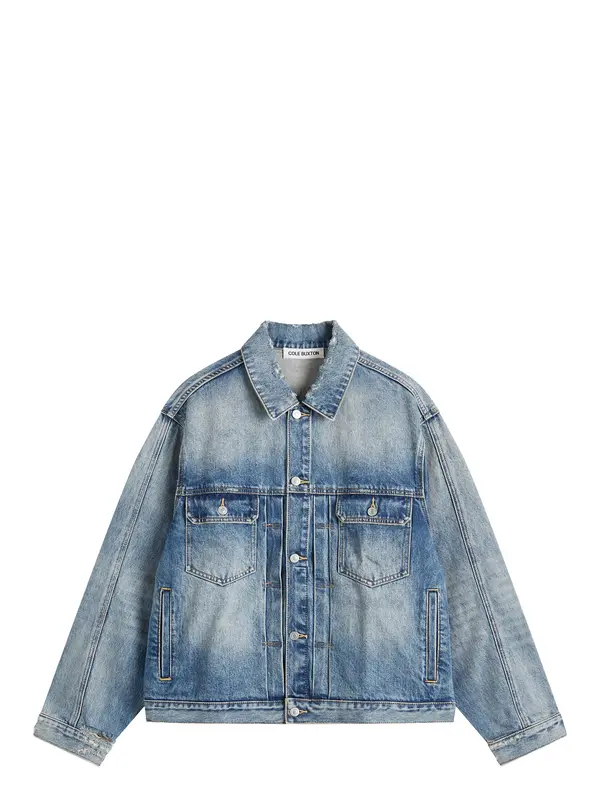 COLE BUXTON Type Ii Denim Jacket - Blue