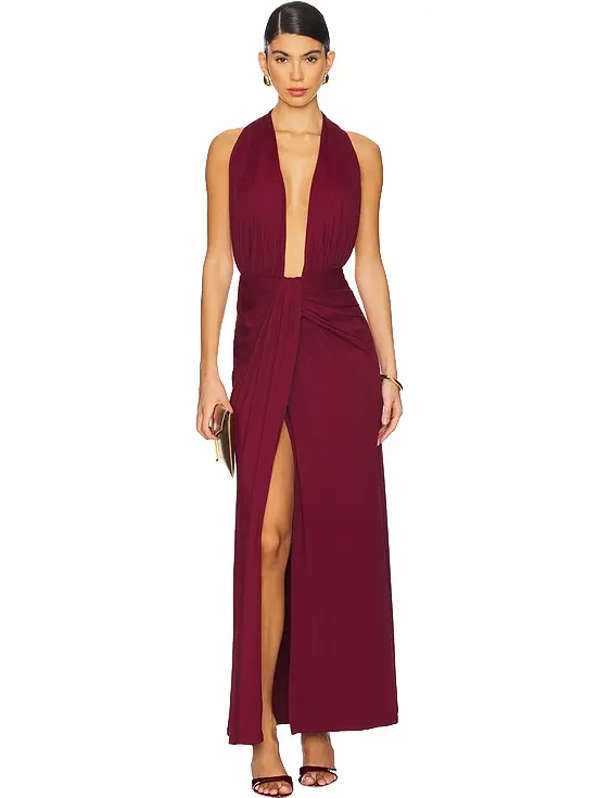 SNDYS Cantarios Dress - Maroon