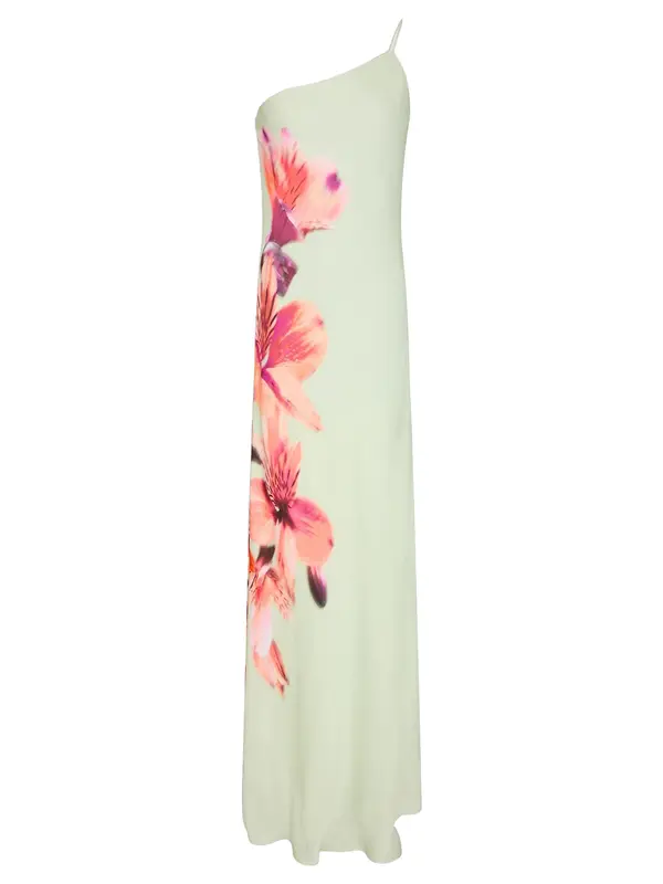 Derek Lam 10 Crosby Milou One-shoulder Gown - Light Green