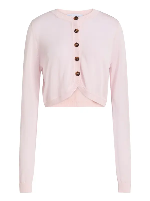 Derek Lam 10 Crosby Elias Cropped Cardigan - Pastel Pink