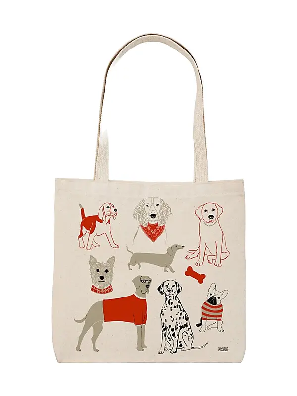 CLAUDIA PEARSON Dog Print Tote Bag - Everyday Tote