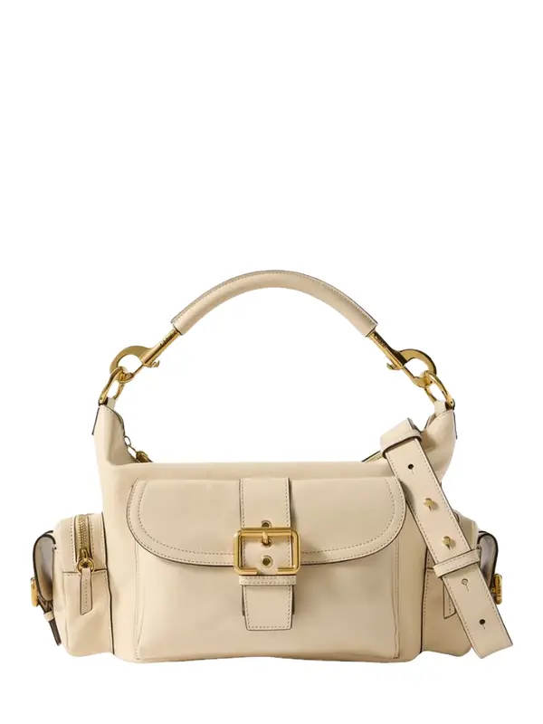 Chloé Camera Leather Shoulder Bag - Neutrals