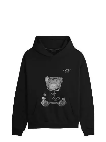 BLVCK PARIS Evil Twin Teddy Bear Hoodie - Black