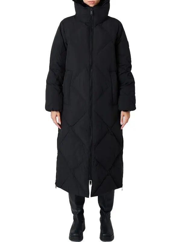 THE RECYCLED PLANET COMPANY Dida Down Puffer Coat - Black