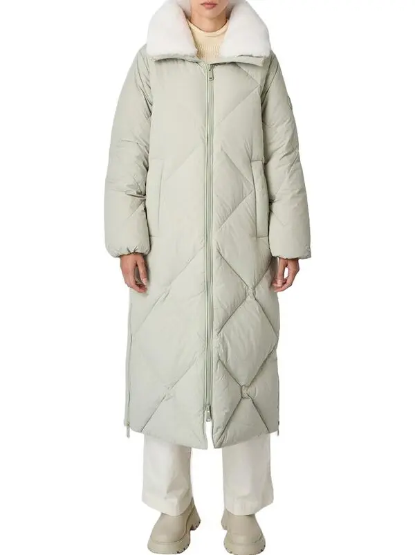 THE RECYCLED PLANET COMPANY Dida Down Puffer Coat - Desert Sage