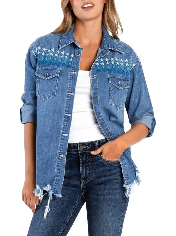 BILLY T Superstar Denim Shirt - Blue Combo