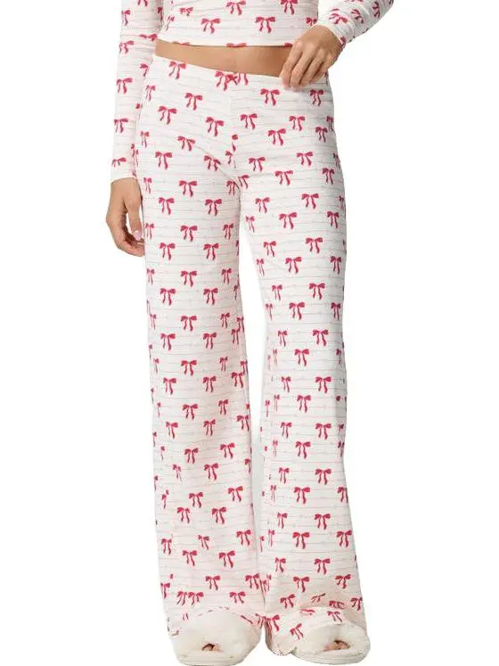 FLORENCE BY MILLS Rib Print Pants - Tied Up
