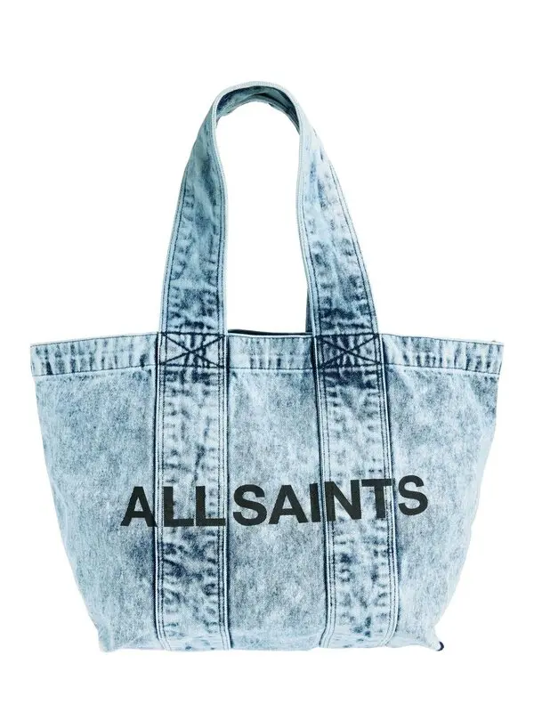 ALLSAINTS Izzy Denim Tote - Bleached Blue