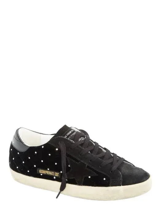 GOLDEN GOOSE Super-star Quilted Sneaker - Black