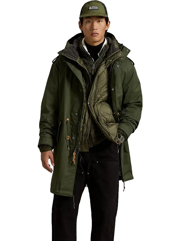 Ralph Lauren 3-in-1 Twill Marsh Coat - Company Olive