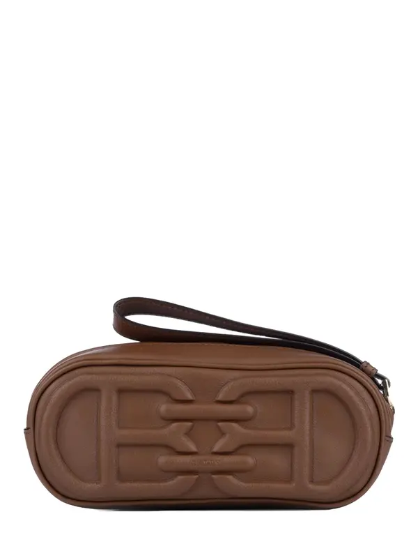 Bally Logo-embossed Clutch - Brown