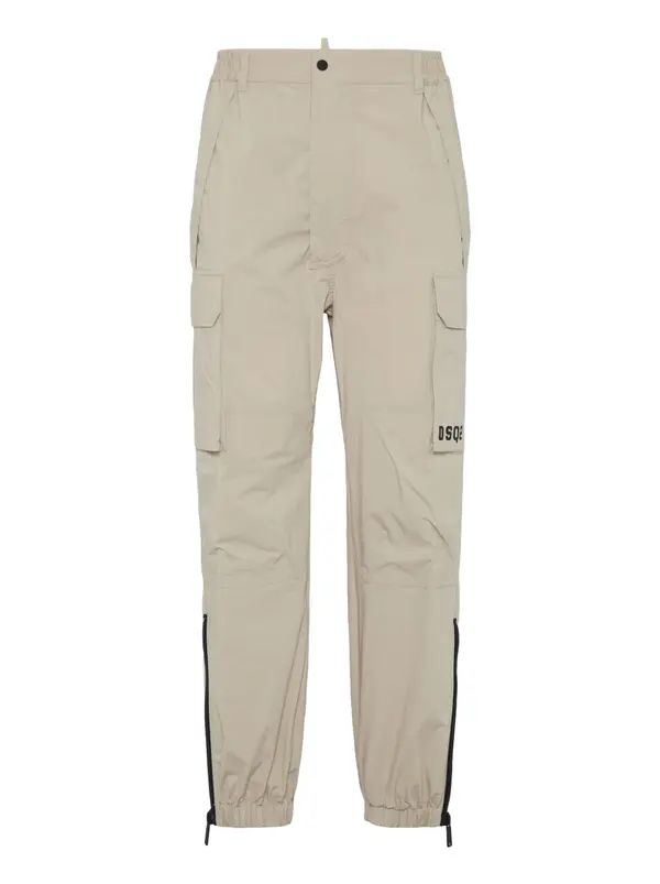 Dsquared2 Tapered Cargo Trousers - Neutrals