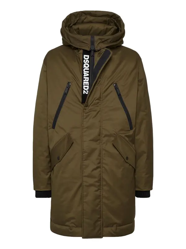 Dsquared2 Hooded Parka - Brown