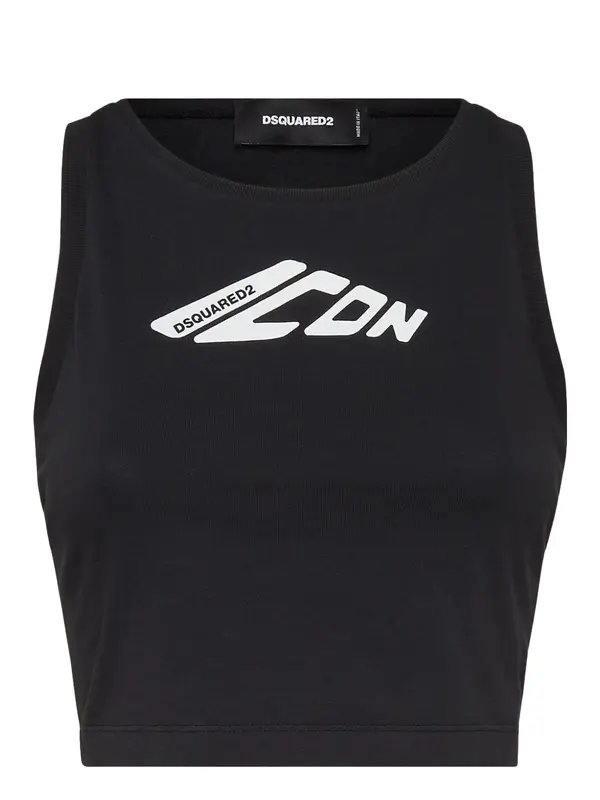 Dsquared2 Mini Fit Icon Tank Top - Black