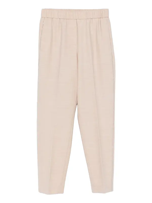 Peserico Monili-chain Trousers - Neutrals