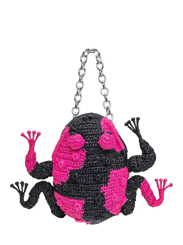 Collina Strada Frog Handbag - Pink