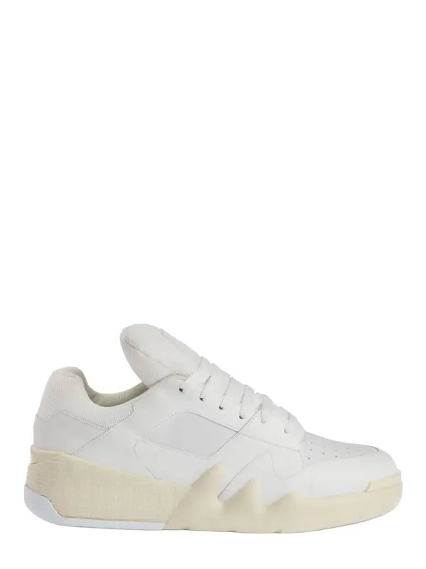 GIUSEPPE ZANOTTI Talon Leather Sneakers - White