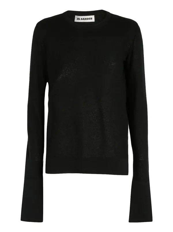 JIL SANDER Fine-knit Jumper - Black