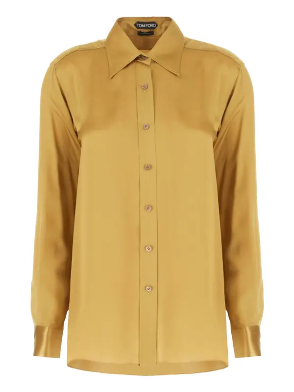 TOM FORD Silk Shirt - Yellow
