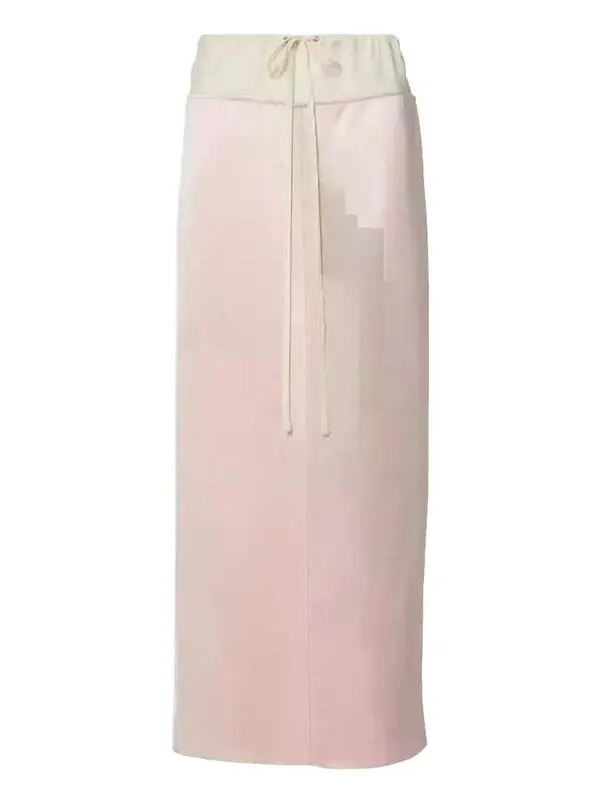 Khaite Chet Satin Maxi Skirt - Pink