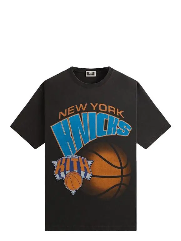 Kith X New York Knicksever Vintage Tee Shirt - Black