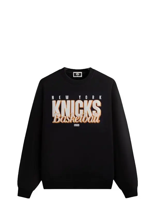 Kith X New York Knicks Nelson Crewneck Sweatshirt - Black