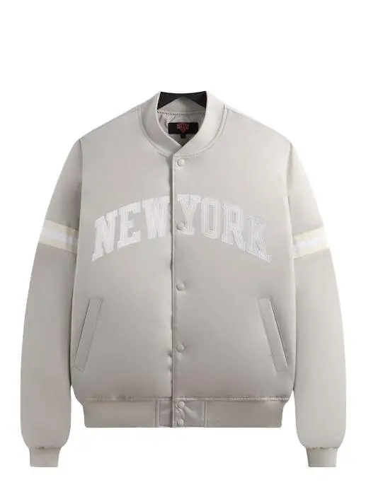 Kith X New York Knicks Empire Satin Bomber Jacket - Wake