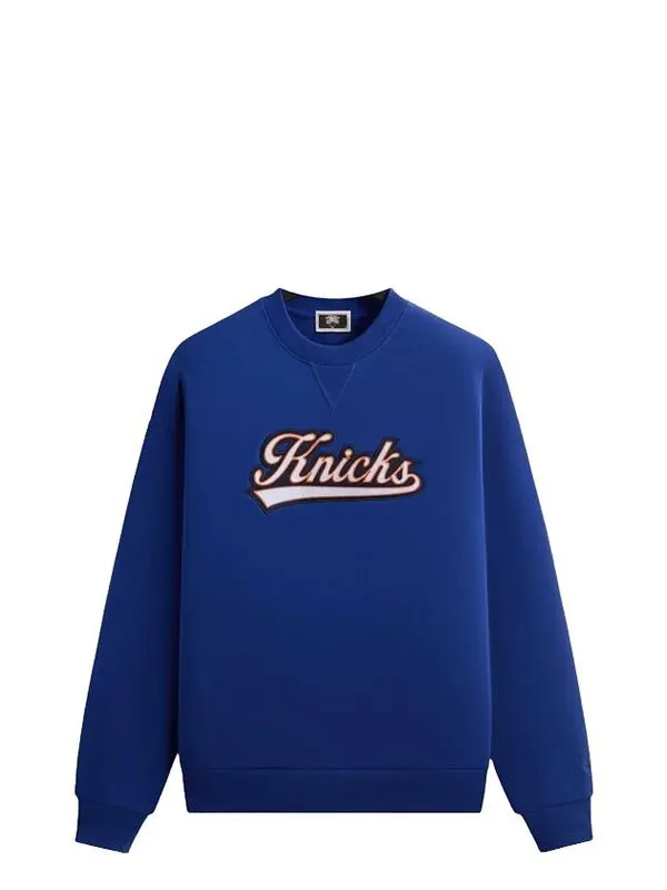 Kith X New York Knicks Script Vintage Nelson Crewneck Sweatshirt - Current