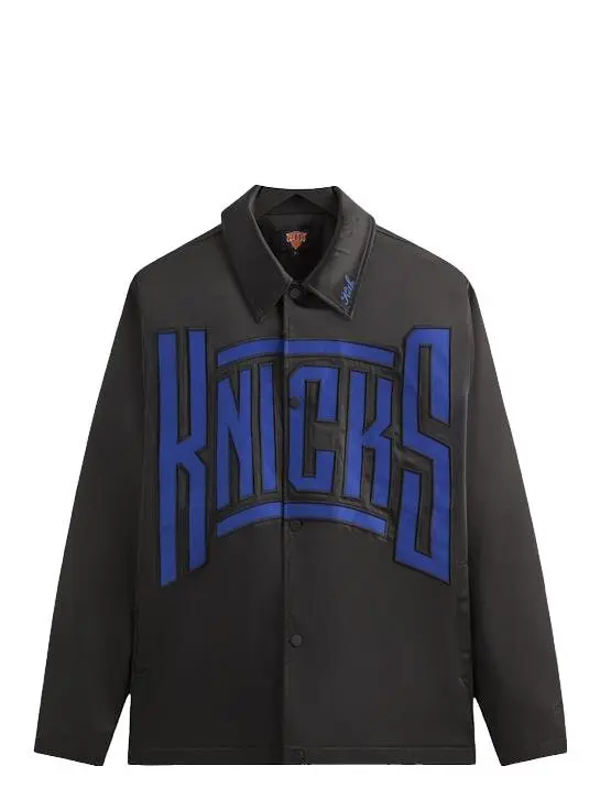 Kith X New York Knicks Coaches Jacket - Black
