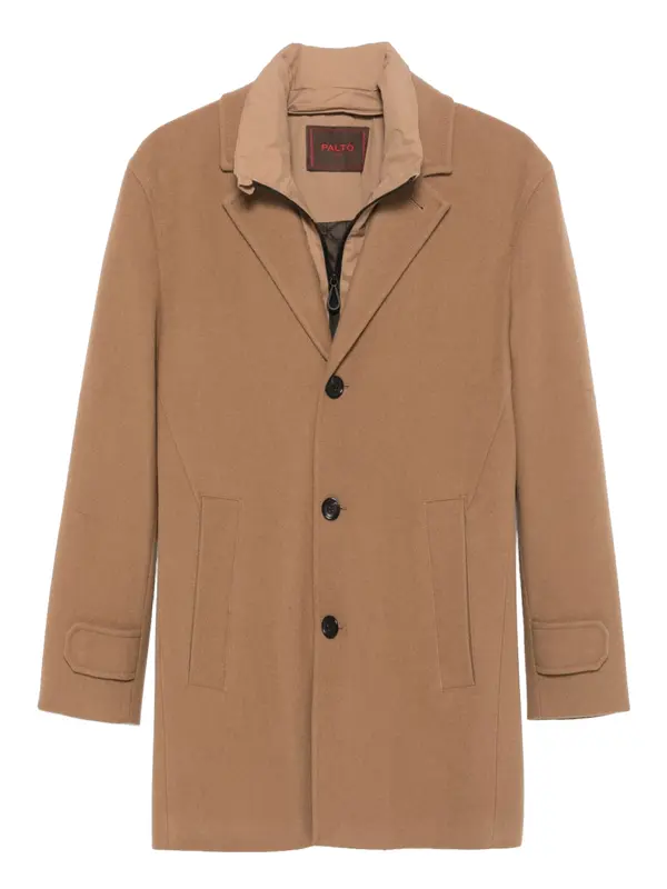 PALTÒ Geraldo Above-knee Coat - Brown