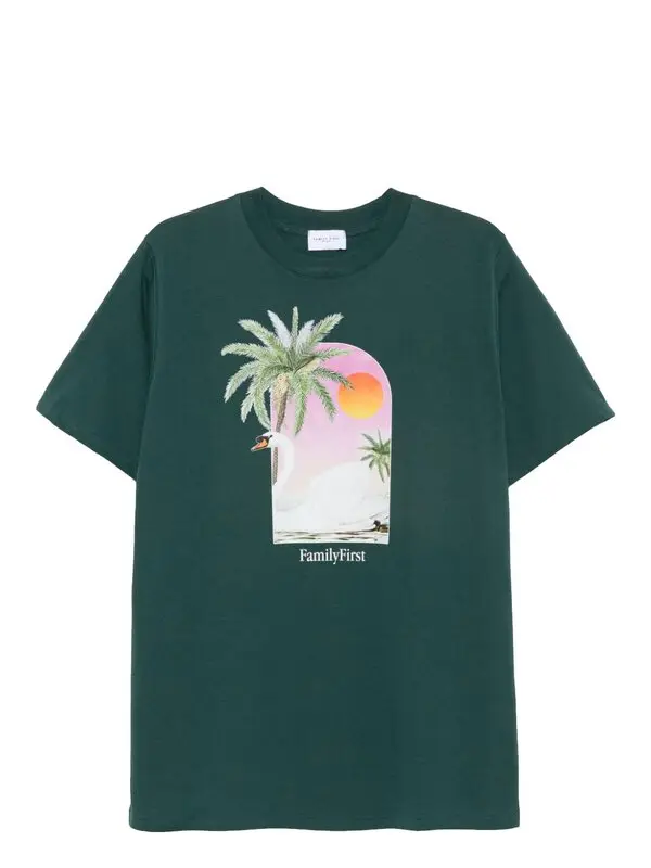 FAMILY FIRST Swann T-shirt - Green