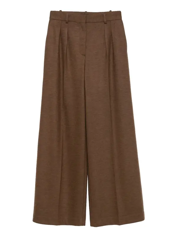 CIRCOLO 1901 Pleated Trousers - Brown