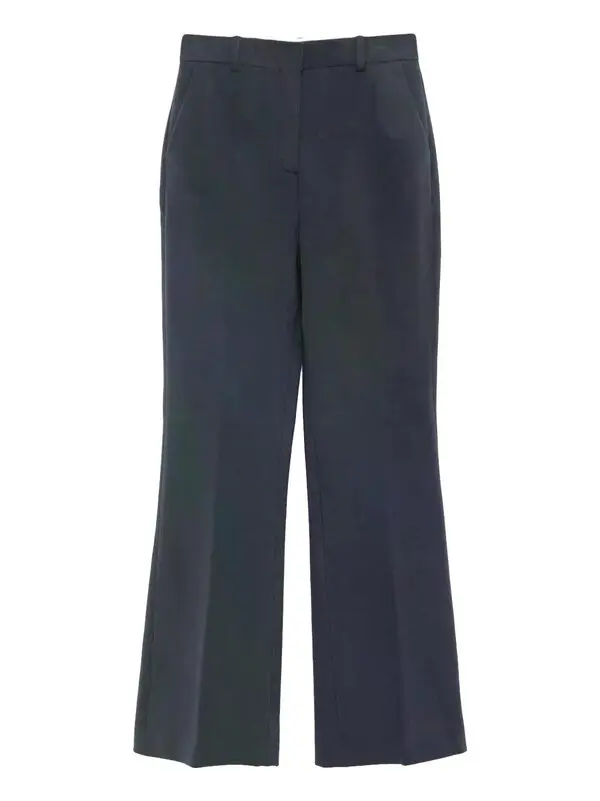 CIRCOLO 1901 Fleece Flared Trousers - Blue