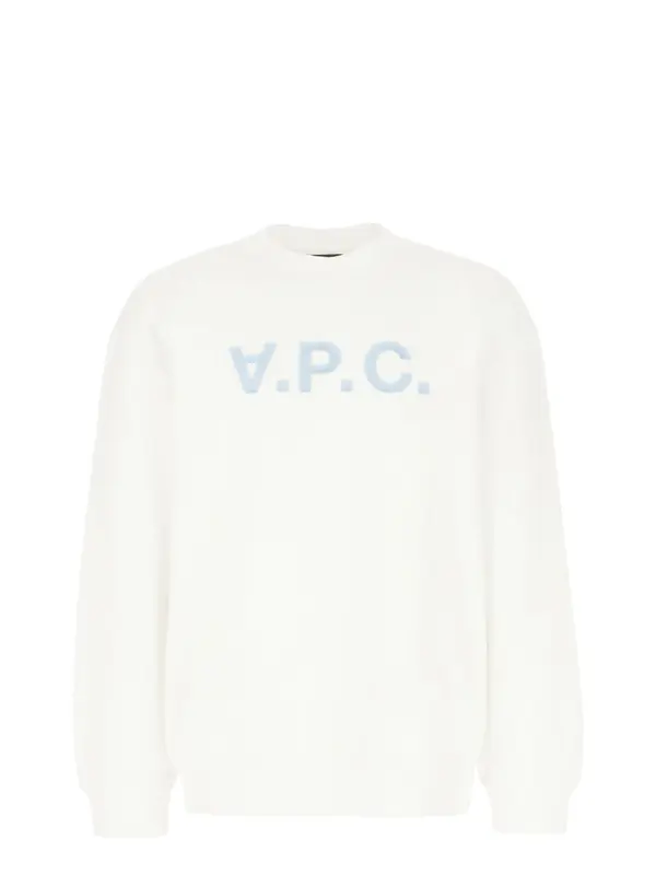 A.p.c. Logo-embroidered Sweatshirt - White