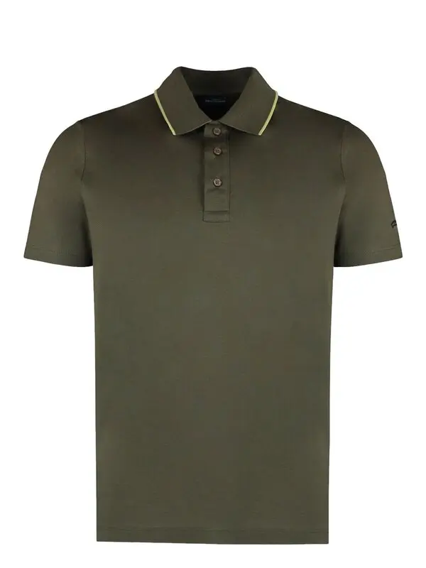 Paul & Shark Cotton Polo Shirt - Green