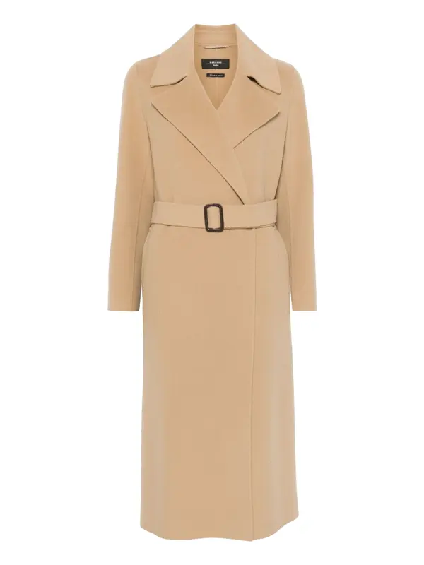 Max Mara Felted Virgin Wool Coat - Neutrals
