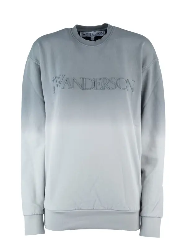 JW Anderson Logo-embroidered Sweatshirt - Grey