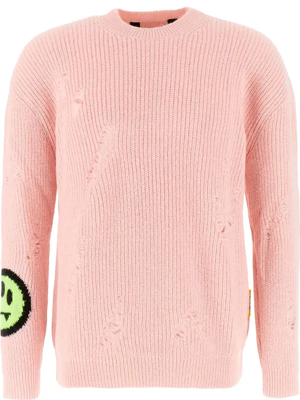 BARROW Distressed Jumper - Pink