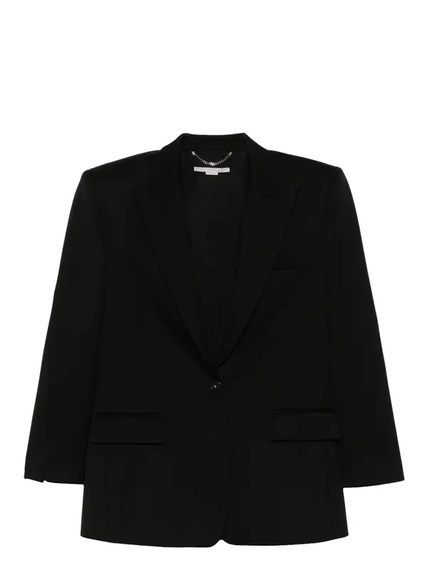 Stella McCartney Wool Twill Blazer - Black