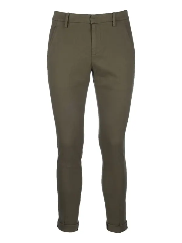 DONDUP Skinny Trousers - Green