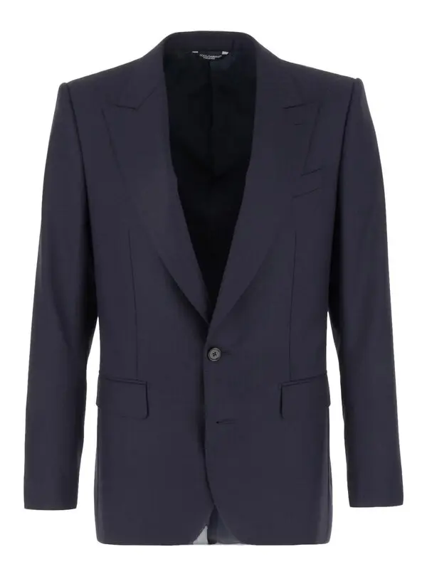 Dolce & Gabbana Wool Blazer - Blue