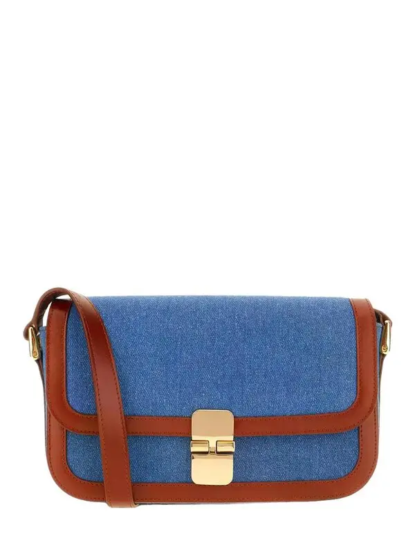 A.p.c. Mini Grace Crossbody Bag - Blue
