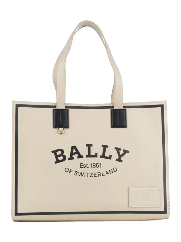 Bally Logo-print Tote Bag - Neutrals