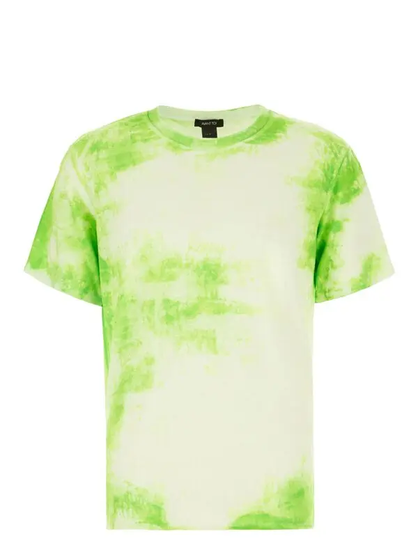 Avant Toi Abstract-print T-shirt - Green