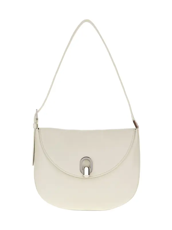 Savette Brooklyn Leather Shoulder Bag - Neutrals