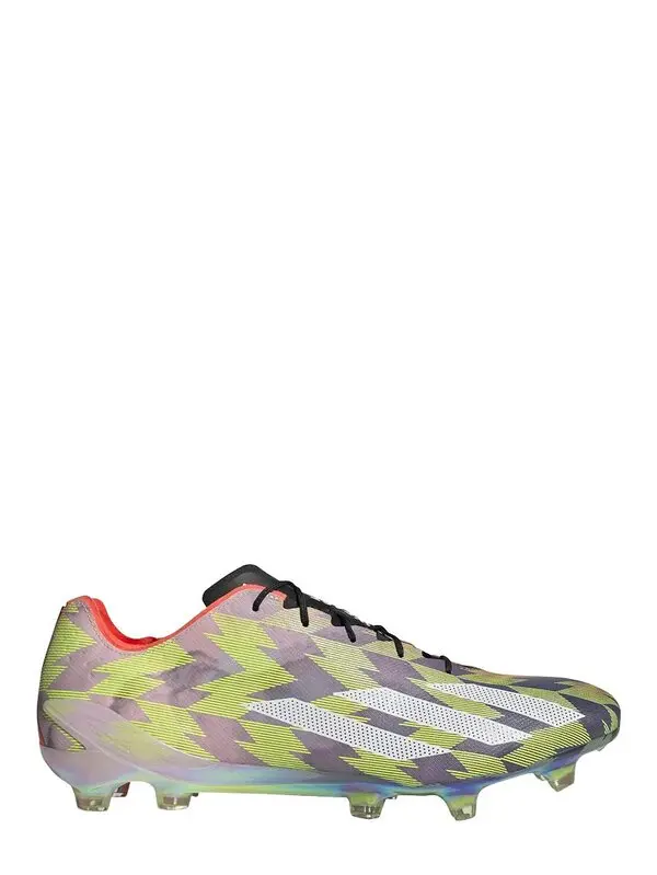 Adidas X Crazylight+ Fg Athletic Shoe - Lucid Lemon/cloud White/solar Red