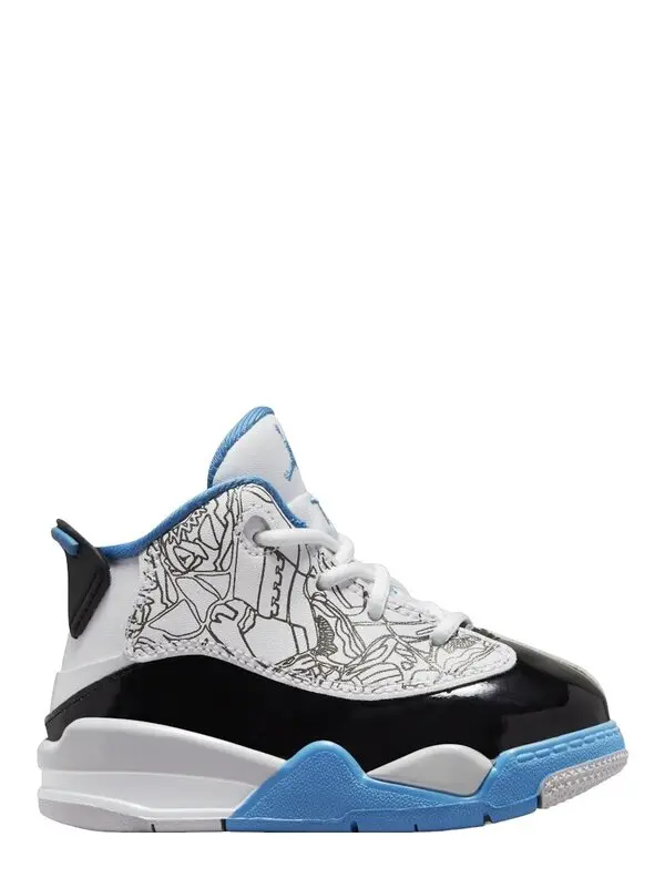 JORDAN Dub Zero University Blue Sneakers - White/black/neutral Grey