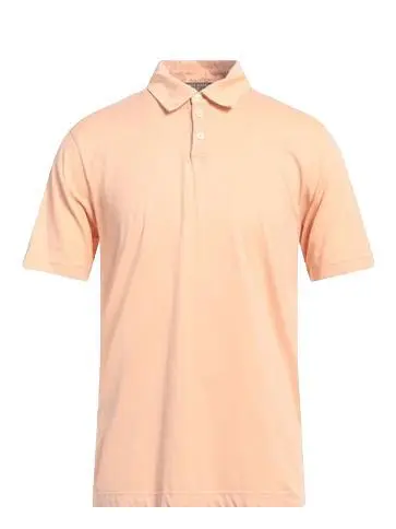 DANIELE FIESOLI Polo Shirt Apricot Size Cotton - Orange