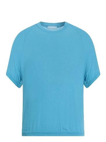 DANIELE FIESOLI T-shirt Size Viscose, Nylon, Cashmere, Elastane - Azure