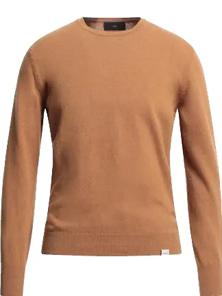 LIU •JO MAN Crewneck Virgin Wool & Cashmere Sweater - Beige